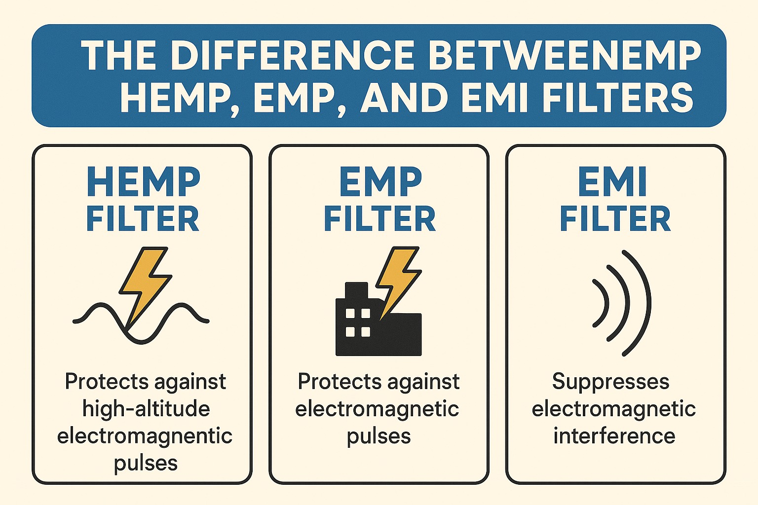 The Difference Between HEMP, EMP, and EMI Filters: What You Need to ...