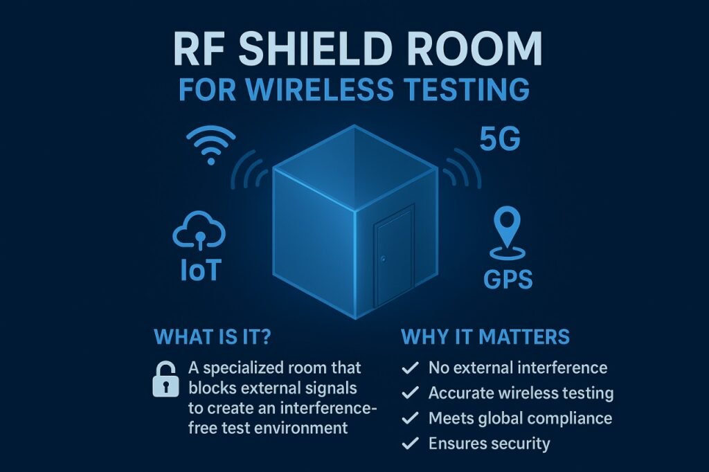 RF Shield Room for Reliable Wireless Testing